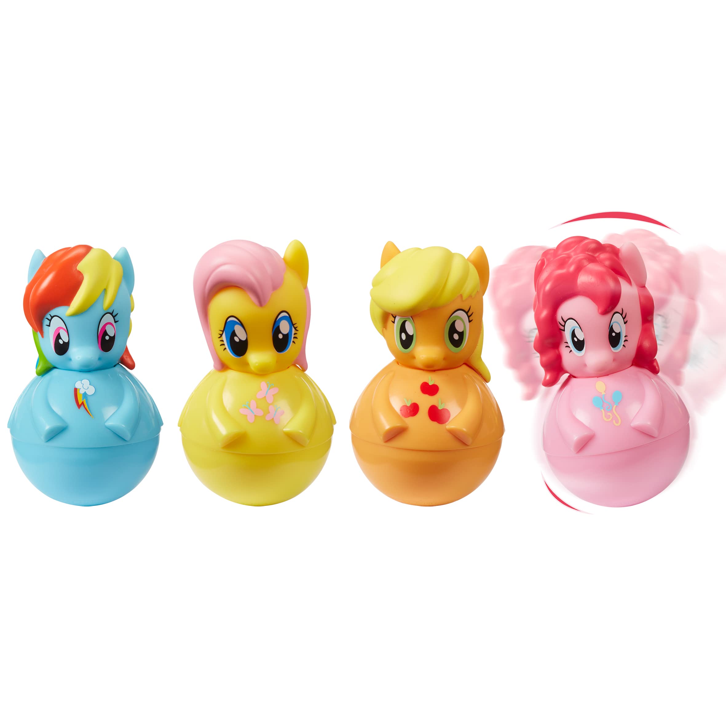 Character Options 07756 WEEBLES Four Pack, Wobble, Preschool Figures, My Little Pony Toys, Multi-Color