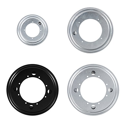 Heavy Duty Lazy Susan Turntable 360 Degree Rotating Swivel Steel Ball Bearing Stand for Kitchen Cabinet-Round Shape, 8"-Sliver