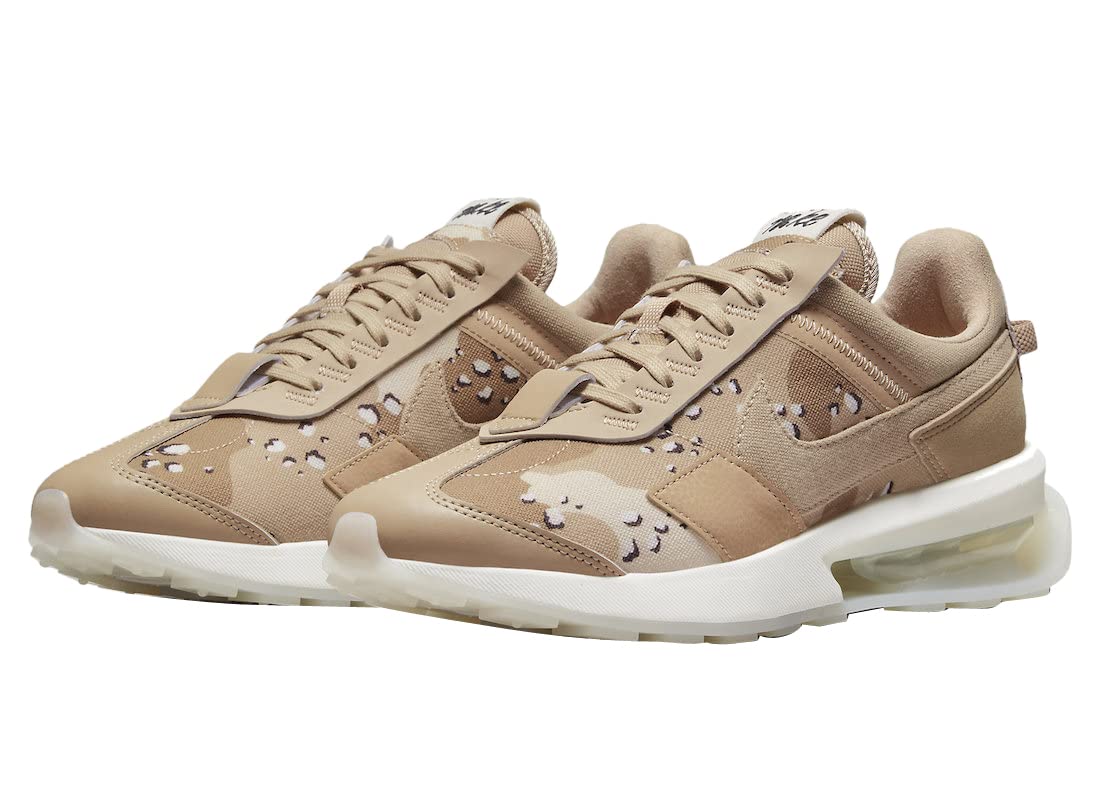 Nike Womens WMNS Air Max Pre Day SE DX2312 200 Desert Camo - Size 6.5W, Hemp/Light Soft Pink-sail