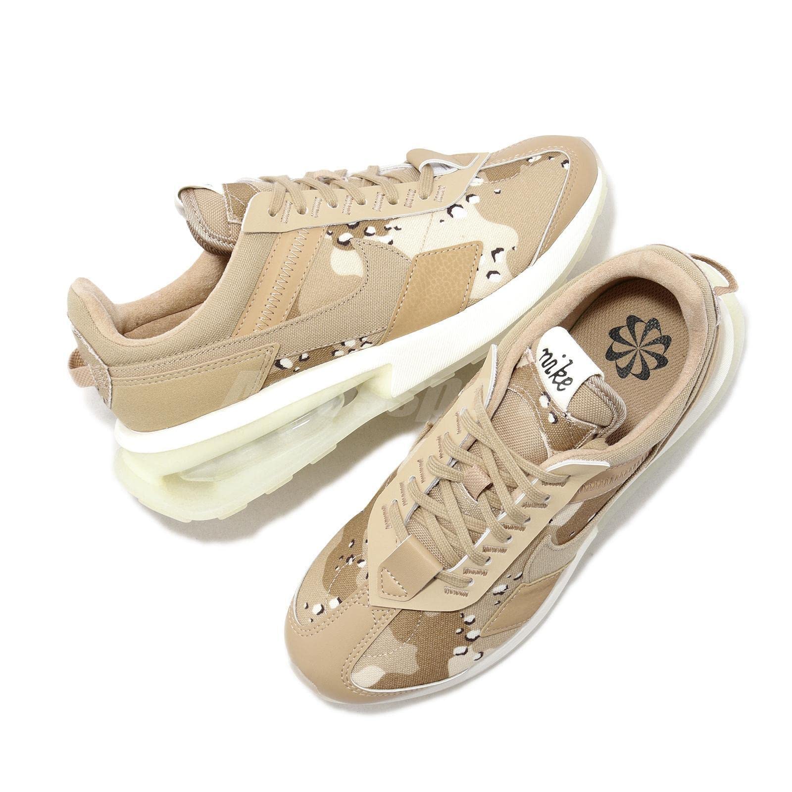 Nike Womens WMNS Air Max Pre Day SE DX2312 200 Desert Camo - Size 6.5W, Hemp/Light Soft Pink-sail