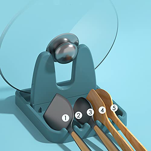 Mini Foldable Lid Rack Multifunctional Kitchen Spatula Soup Spoon Stove Countertop Shelf Pot Lid Storage Shelf