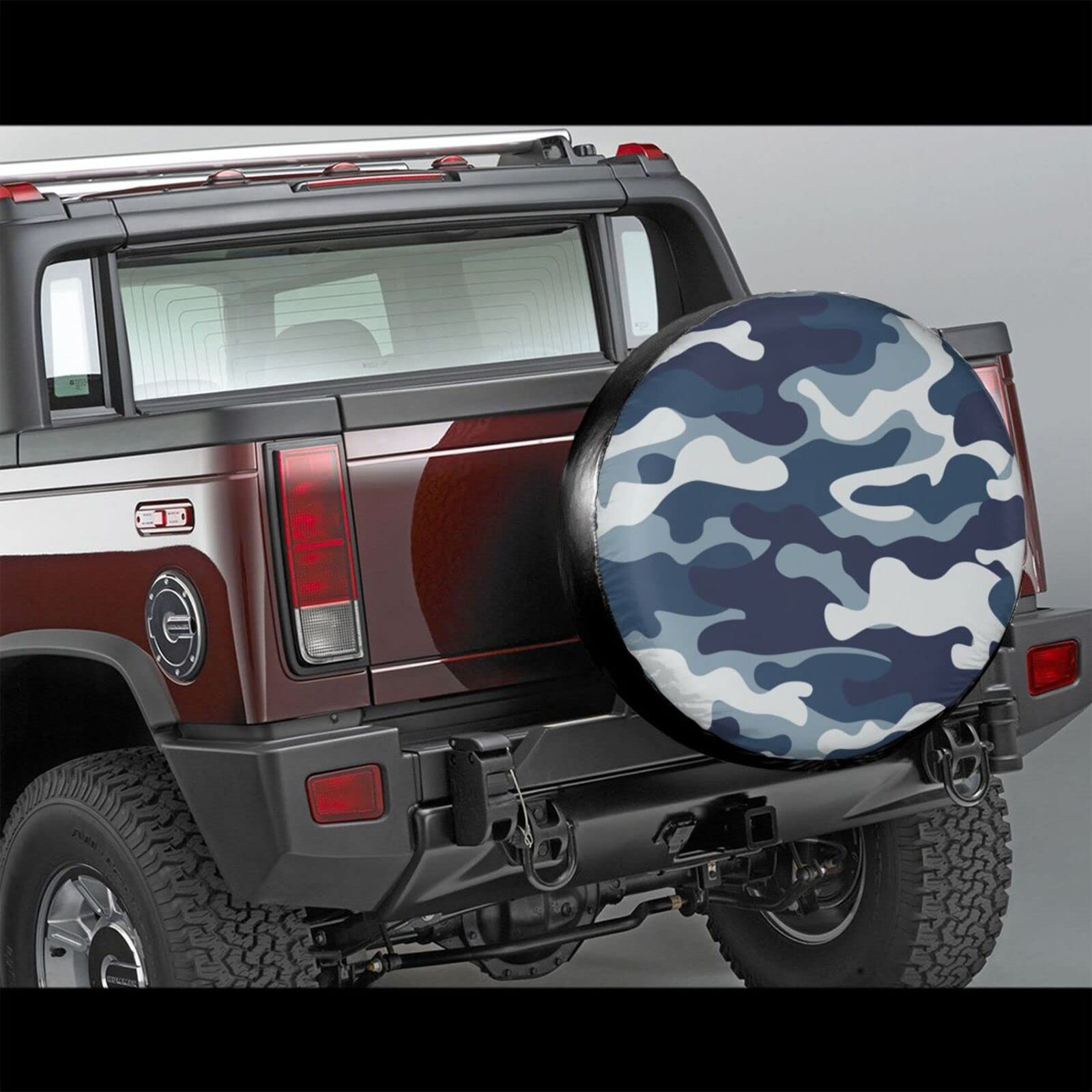 Custom Spare Tire Covers, Design Your Own Personalized Text Image, Customized Spare Tire Cover Waterproof Dust-Proof Tire Protectors for Jeep Camper Truck Travel RV SUV Universal All Vehicles