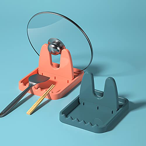 Mini Foldable Lid Rack Multifunctional Kitchen Spatula Soup Spoon Stove Countertop Shelf Pot Lid Storage Shelf