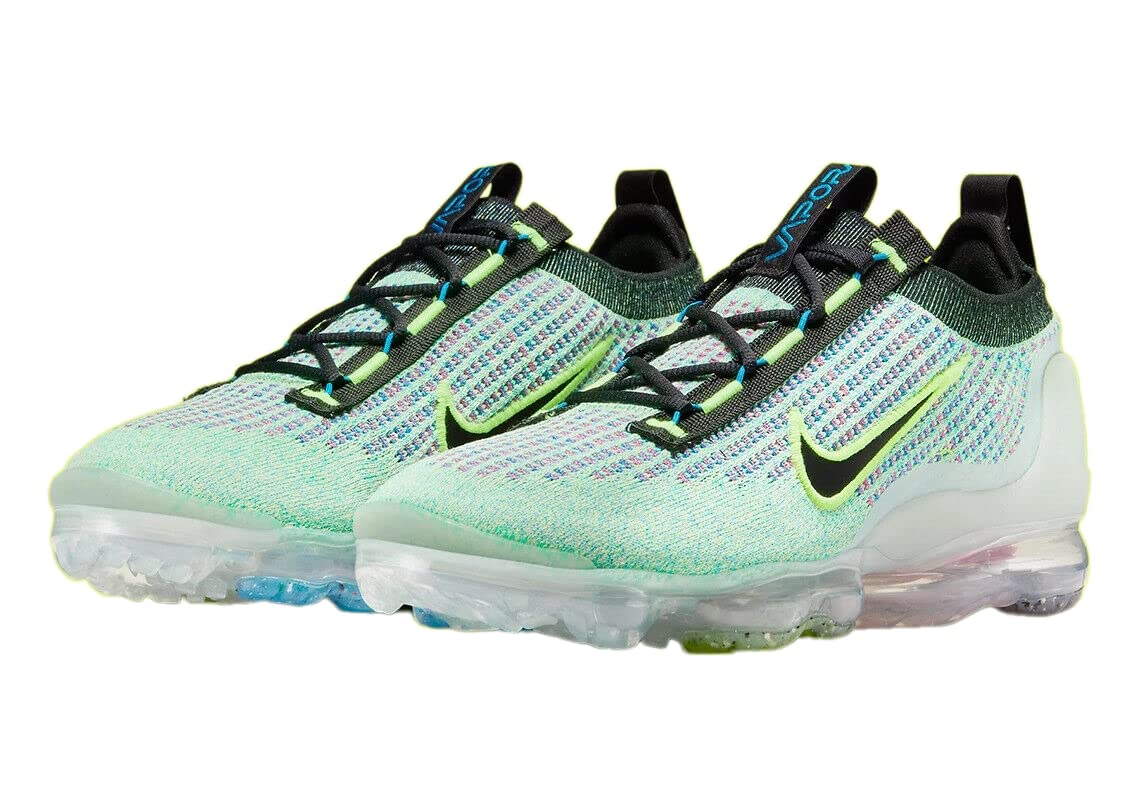 Nike Men's Air Vapormax 2021 FK NN Volt/Black-Photo Blue (DX3368 700) - 11
