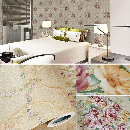 HOYOYO 17.8 x 78 Inches Self-Adhesive Shelf Liner, Self-Adhesive Shelf Liner Dresser Drawer Paper Wall Sticket Home Decoration