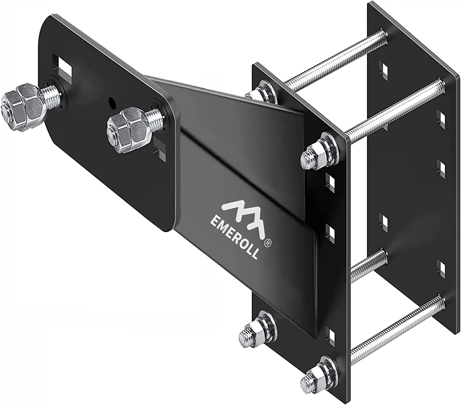 Spare Tire Carrier,Spare Tire Mount for Trailer,Heavy Duty Holds up to 160 Lbs,Fits 4 & 5 & 6 Lugs Trailer Wheels on 4", 4.5'', 4.75'', 5'' and 5.5'' Bolt Patterns