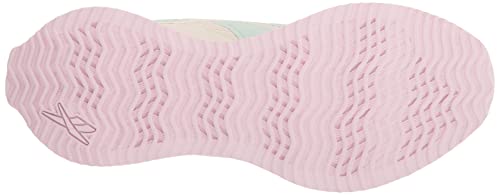 Reebok Girls Zig Dynamica 2.0 Running Shoe, Chalk/Mist/Pixel Pink, 6 Big Kid