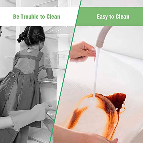 Oyiqar Shelf Liner, Non-Slip Cabinet Liner, 12 Inches x 20 FT Washable Oil-Proof for Kitchen Cupboard, Shelves, Refrigerator, Storage, Desks, Non Adhesive Drawers Kitchen Liner