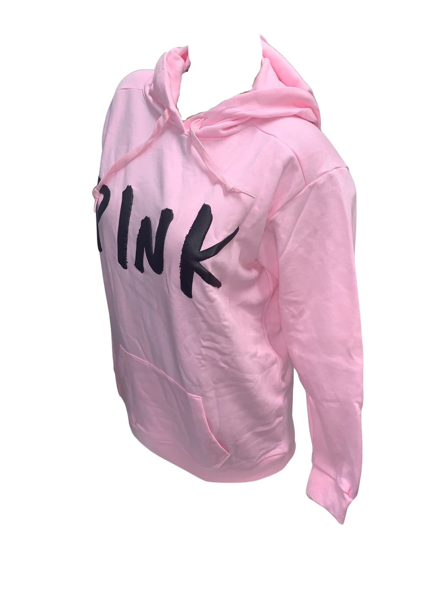 Victoria's Secret Pink Everyday Campus Pullover Sweatshirt Hoodie Color Daisy Pink Size X-Large New