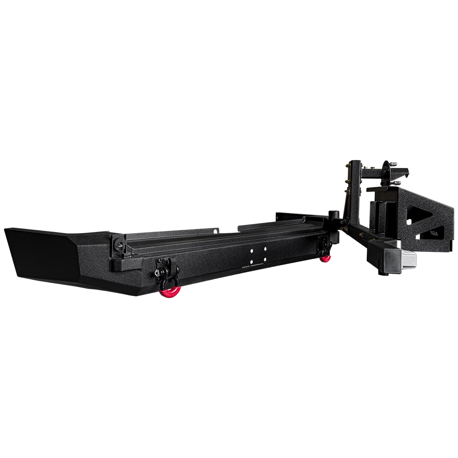 LUYWTE For 2015-2020 Toyota 4Runner Steel Rear Bumper W/Tire Carrier&Oil Drum Holder（Black Texture）