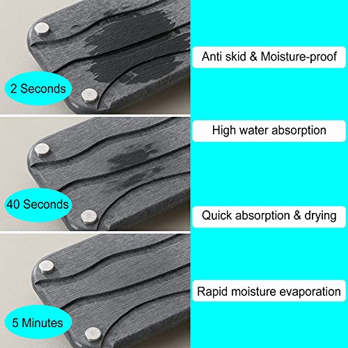 IEVEY Instant Dry Kitchen Sink Organizer Sponge Holder for Kitchen Sink, Under Sink Organizer with a Diatom Mud Base, Suitable for Sink Organizers in Kitchens, Bathrooms, Pantries