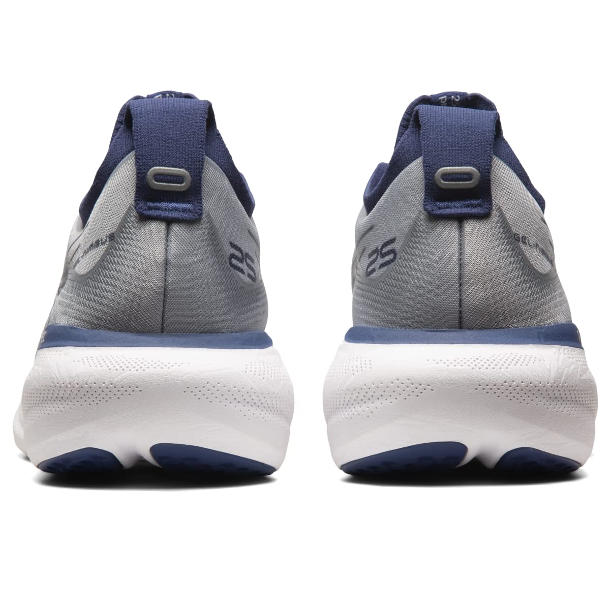 ASICS Men's Gel-Nimbus 25 Running Shoes, 9, Sheet Rock/Indigo Blue