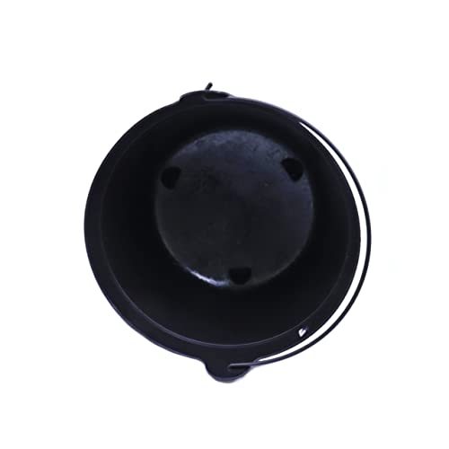 Witches Jumbo 15" Black Cauldron - Made in USA! Great for Halloween Decor, Parties, Trick or Treat Candy Bucket & More -Kettle Includes Handle - Xtra-Large 15 Inch Size