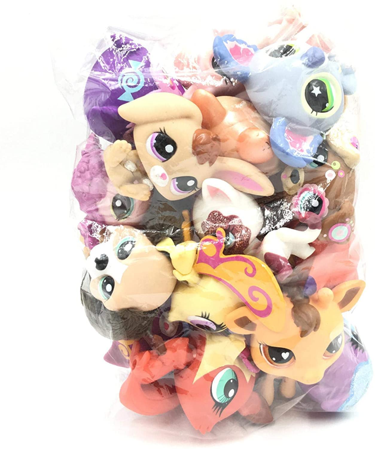 LPS Toys, 2 PCS Random LPS Toys Set, LPS Pack Cute Pet Collector, Pet Shop Kid Toys,Action Cartoon Collection Kids Toy Gift,Rare pet Store cat and Dog Set Toys