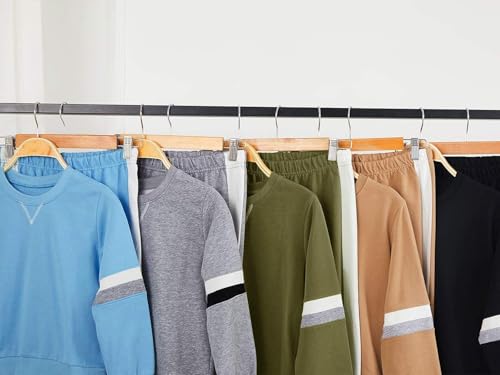 Valphsio Boy's Color Block Tracksuits Casual Sweatshirt Sports Pants Outfit Sets