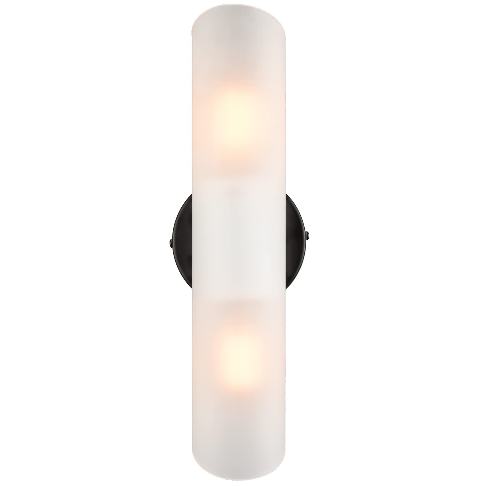 DAYCENT Modern Farmhouse Black Bathroom Light Fixtures Wall Sconces Set of Two Cylinder Sconce Lighting