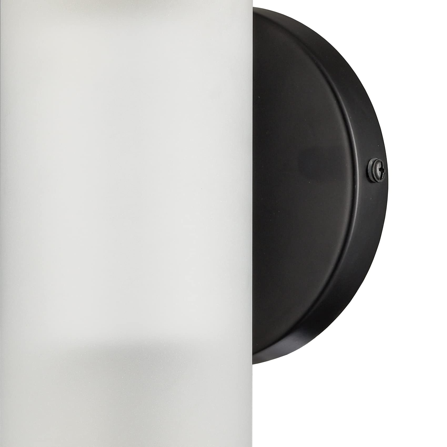 DAYCENT Modern Farmhouse Black Bathroom Light Fixtures Wall Sconces Set of Two Cylinder Sconce Lighting