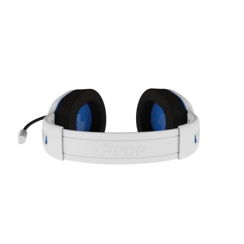 PDP AIRLITE PRO Wireless Power Stereo Gaming Headset with Noise Cancelling Microphone: Compatible with PS5/PS4/PS3 Console/PC, Comfortable Lightweight Headphones, Long Battery Life (Frost White)