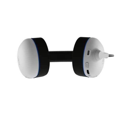 PDP AIRLITE PRO Wireless Power Stereo Gaming Headset with Noise Cancelling Microphone: Compatible with PS5/PS4/PS3 Console/PC, Comfortable Lightweight Headphones, Long Battery Life (Frost White)