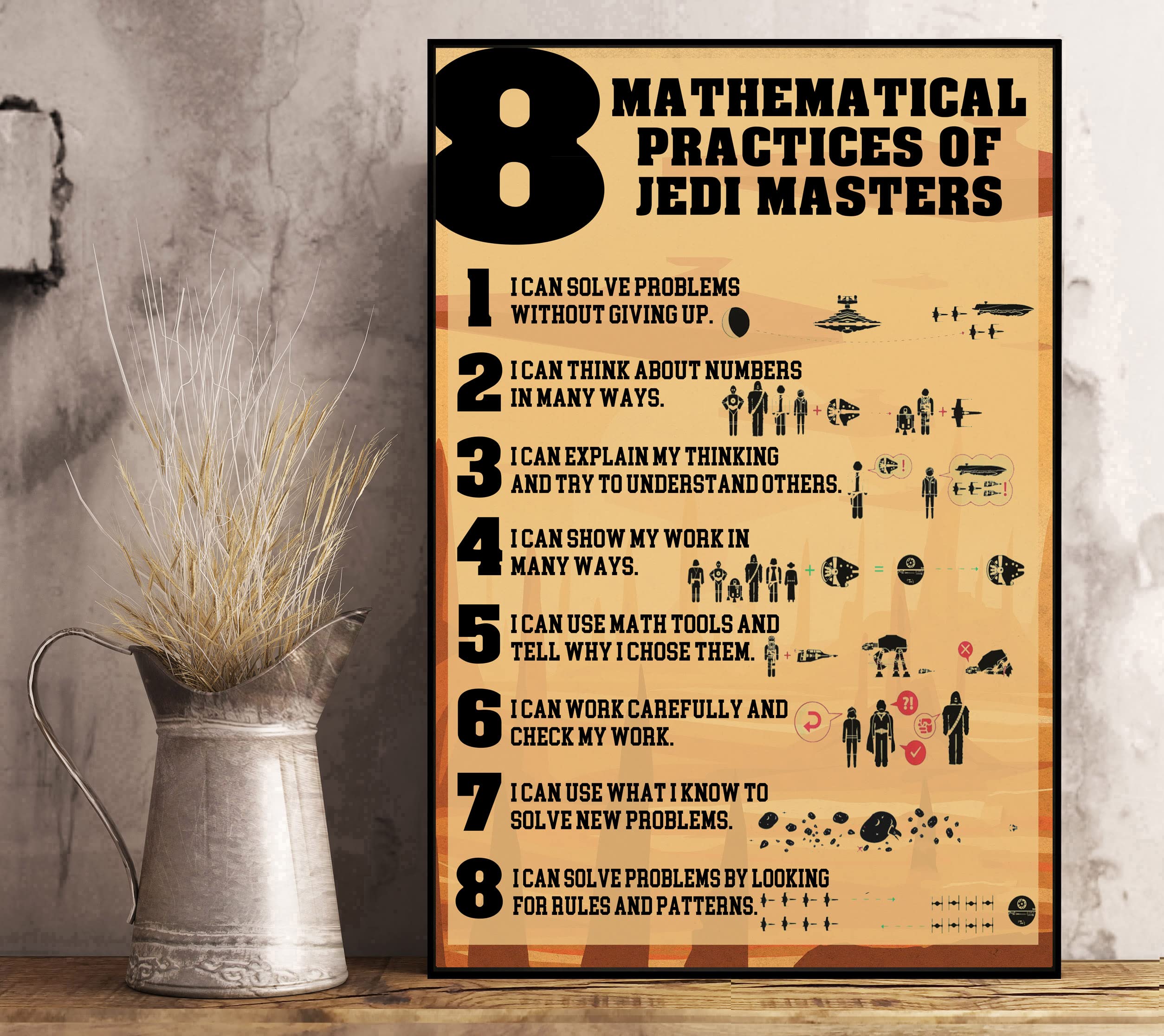 Minitowz Mathematical MATH Posters Teacher Posters For Classroom Math Posters For Middle and High School Education Mathematics Pediatric Poster Banner Math Classroom Decor For Teachers 11''x17'' inch