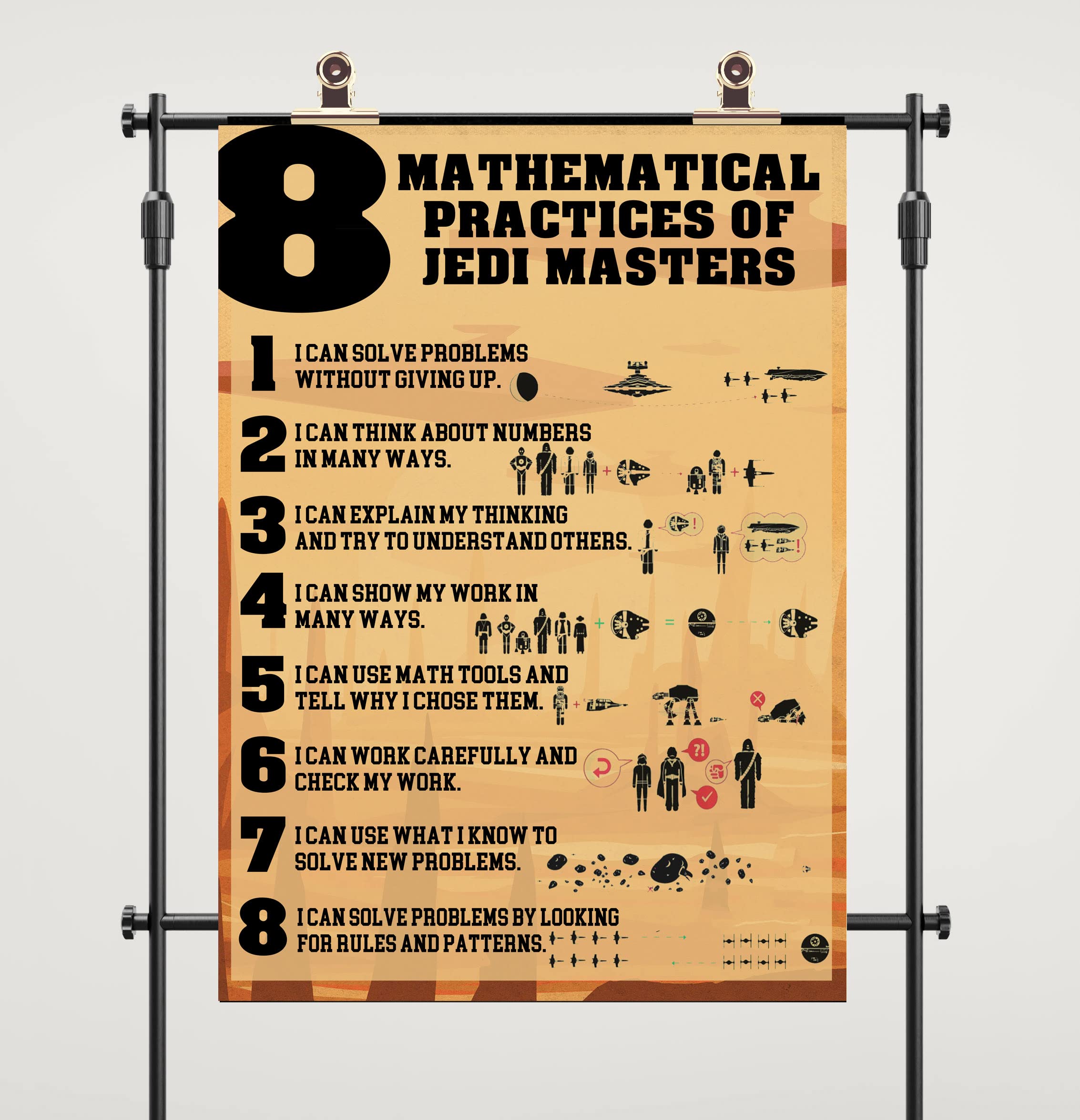 Minitowz Mathematical MATH Posters Teacher Posters For Classroom Math Posters For Middle and High School Education Mathematics Pediatric Poster Banner Math Classroom Decor For Teachers 11''x17'' inch