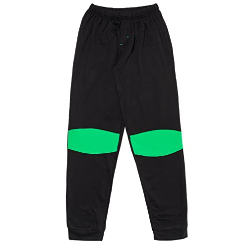 Minecraft Creeper Little Boys Fleece Half Zip Sweatshirt & Pants Set Green 7-8