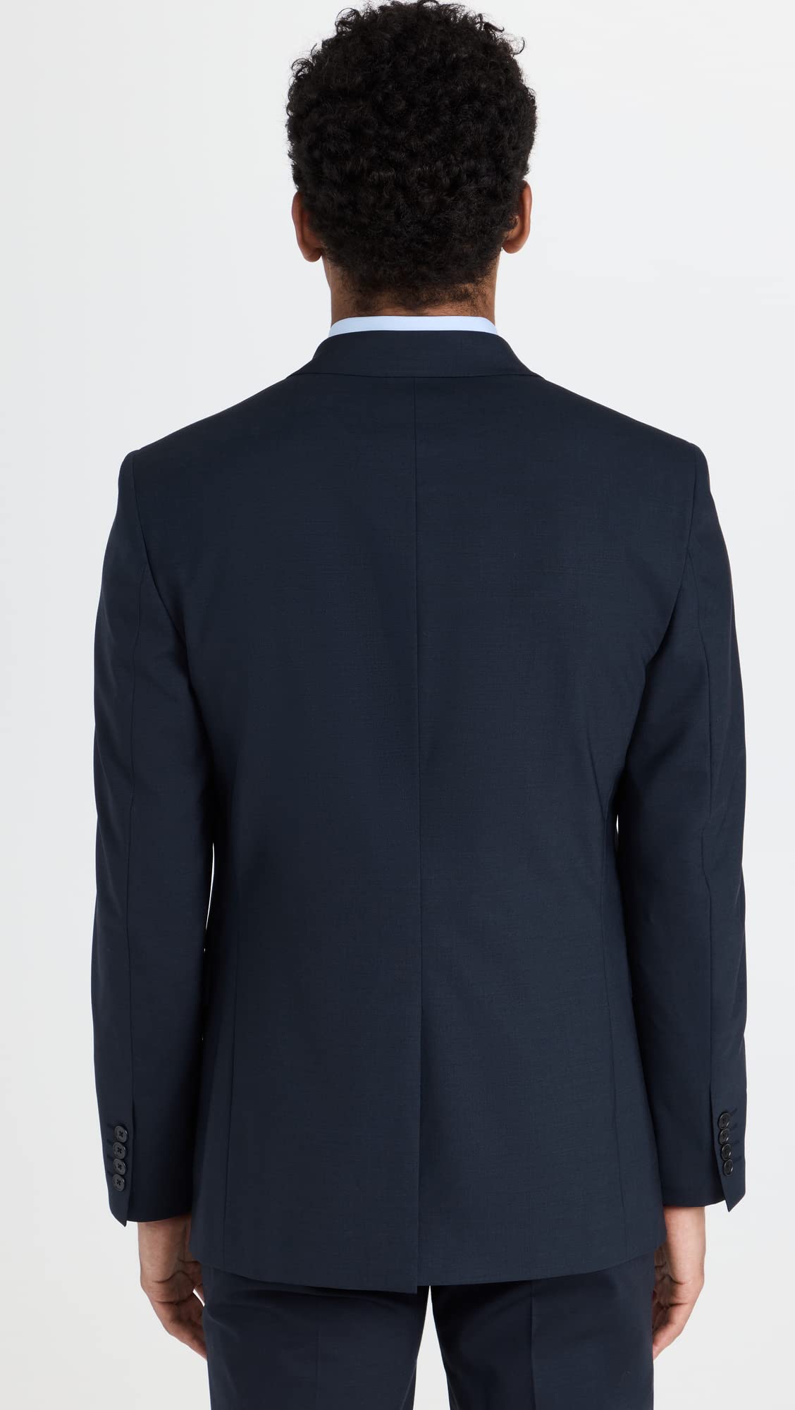 Theory Men's Chambers Stretch Wool Blazer, Navy, Blue, XL