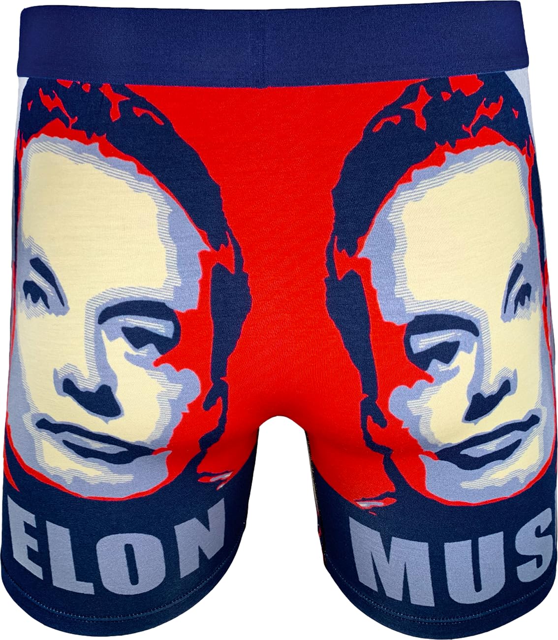 Good Luck Undies Men's Elon Musk Boxer Brief Underwear, Large
