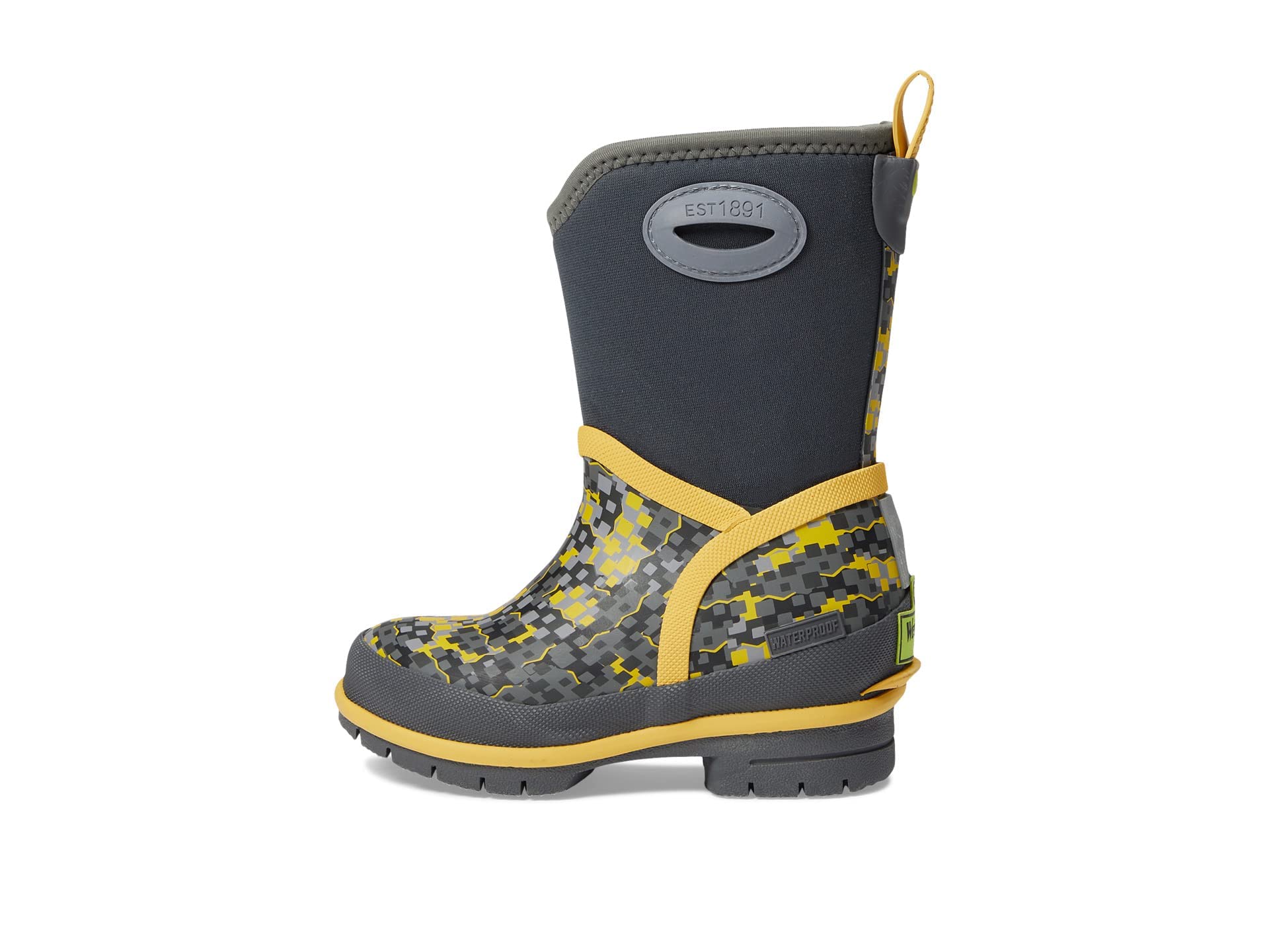 Western Chief Boy's Cold Rated Neoprene Boots (Toddler/Little Kid/Big Kid) Power Pixel 6 Big Kid M