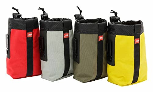 Diamondback DB Sax Tool Pouch with Belt Clip - Modular Clip On Tool Pouch for Belts, Vests, and Panels - Ideal Carpenter and Electrician Tool Pouch for Nails and Screws (Green with Black Webbing)