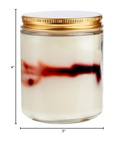 Borne Real, Vanilla Adore, Aromatherapy Scented Candles for Home, Smells Like caramelized Sugar & Vanilla, Candles of Stress Relief, 100% Natural Coconut Wax