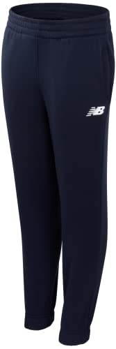 New Balance Boys' Sweatsuit Set - 2 Piece Fleece Pullover Hoodie Sweatshirt and Sweatpants (2T-20), Size 8, Oatmeal