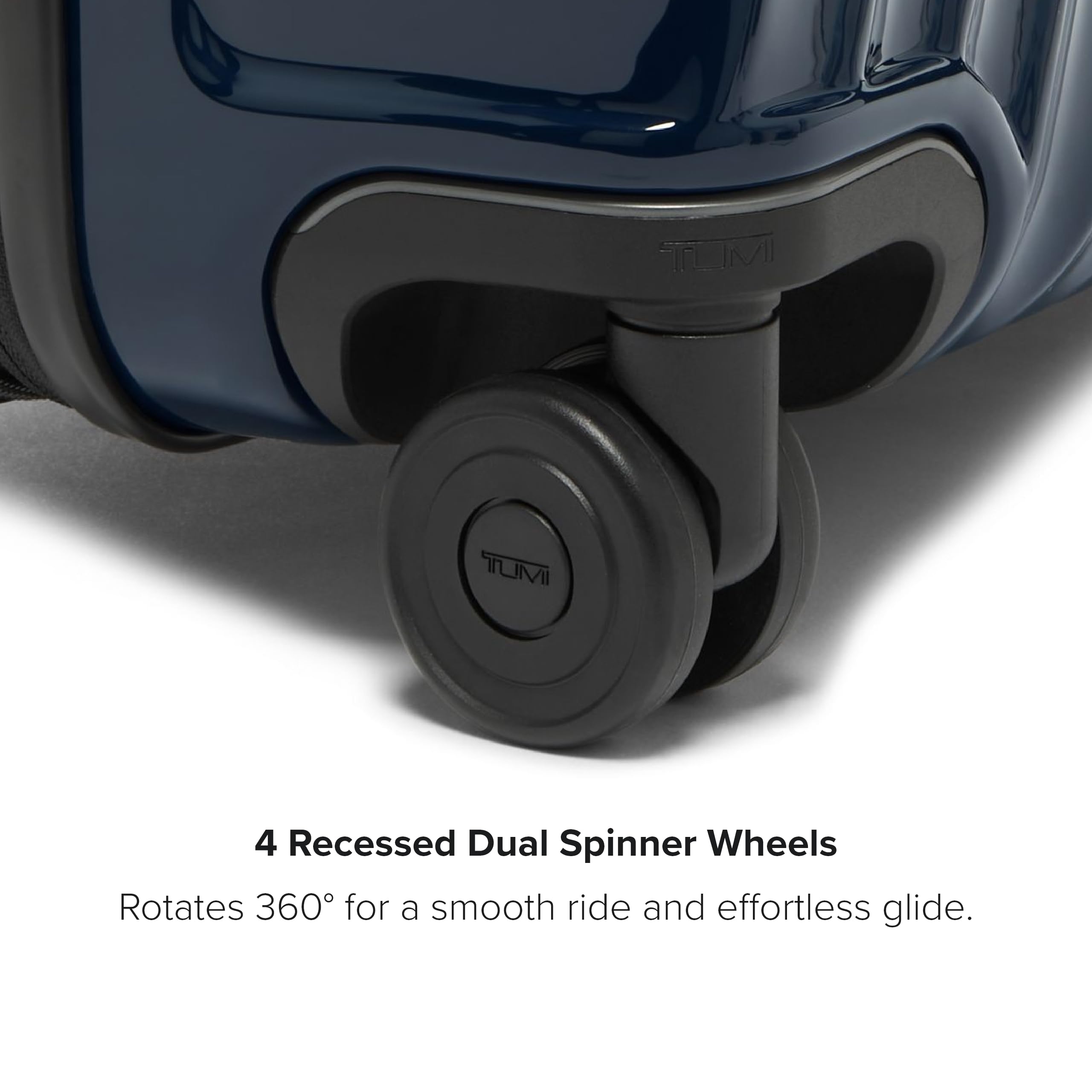 TUMI - 19 Degree Extended Trip Expandable 4 Wheeled Packing Case - Hard Shell Suitcase - Roller Suitcase Checked Bag - Navy