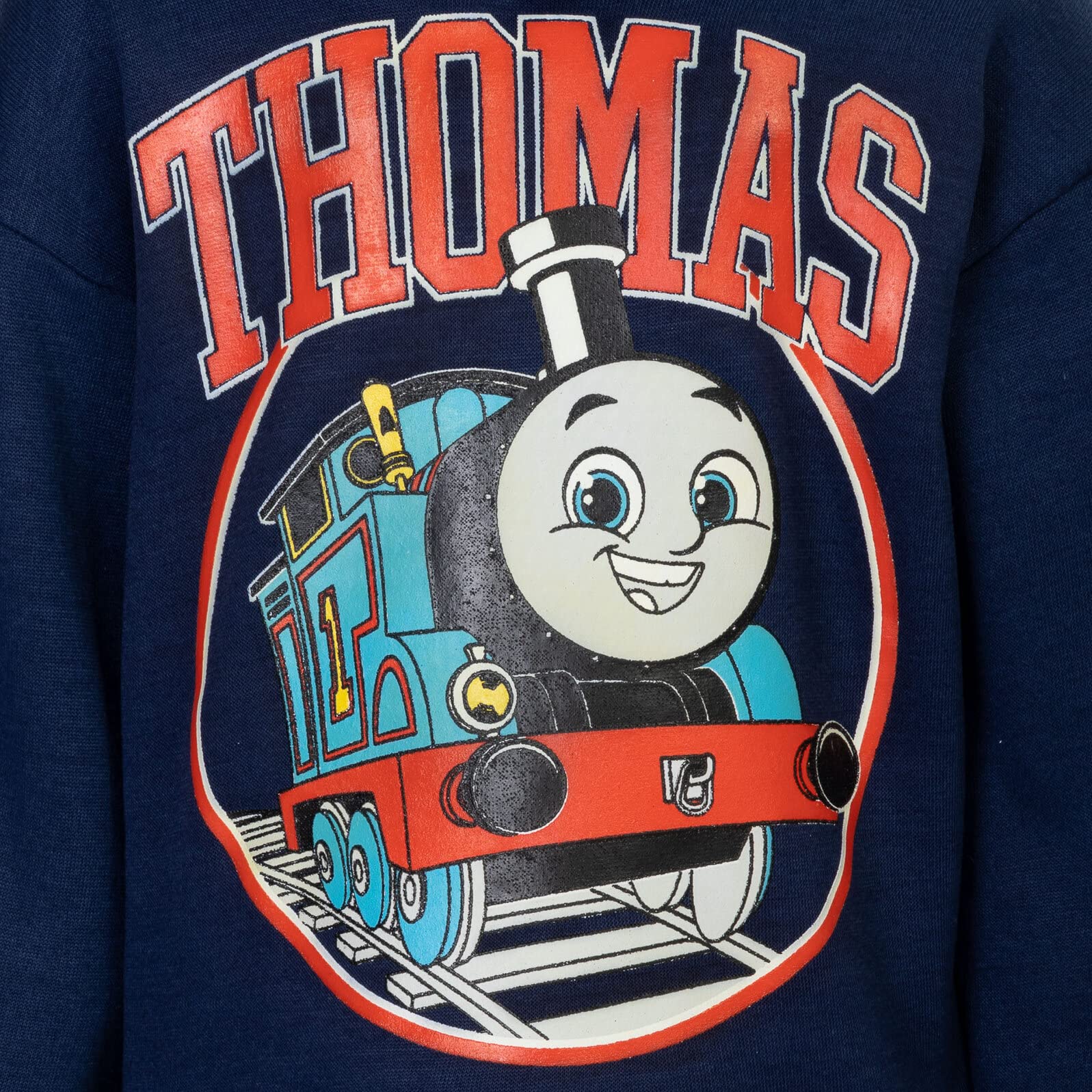 Thomas the Tank Engine & Friends Little Boys Fleece Pullover Hoodie and Pants Set Blue/Gray 7-8