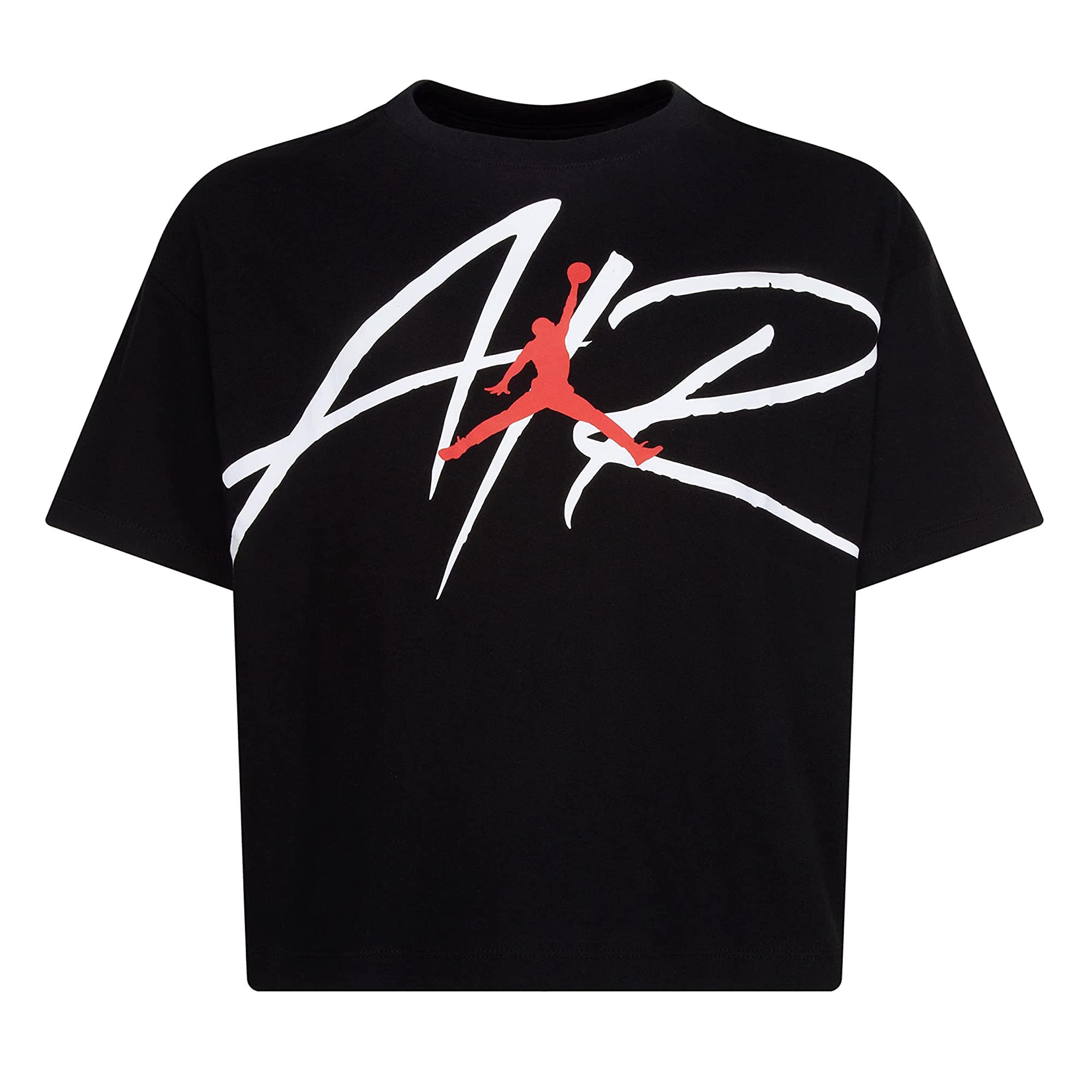 Jordan Girl's Signature Air (Little Kids/Big Kids) Black XL (16 Big Kid)