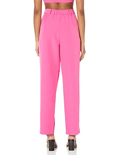 The Drop Women's Abby Flat Front Pant, Rose Pink, M