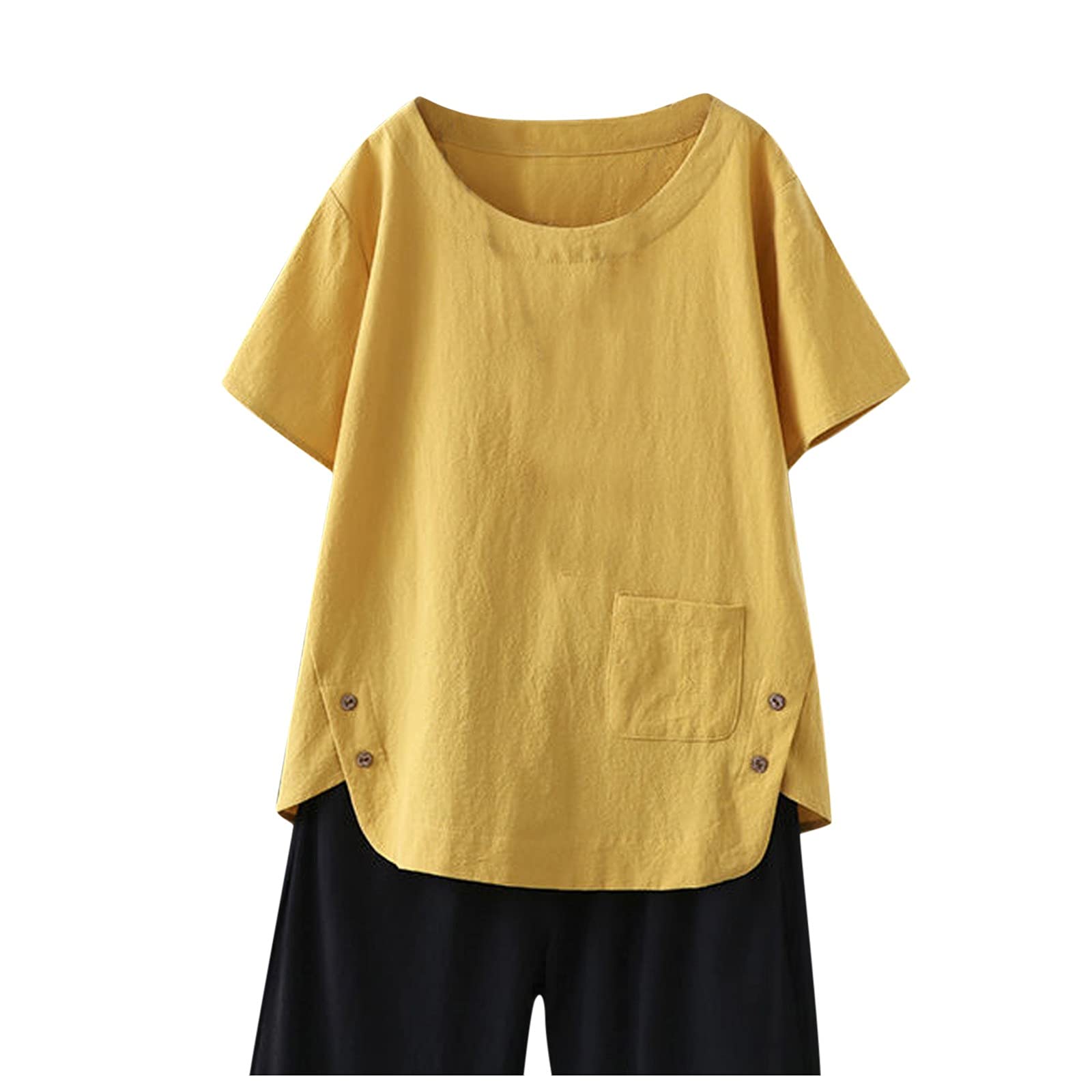 Black Quarter Length Sleeve Shirts Women Front tie Button Down Shirt Tunic Tank Womens Navy Floral top v Neck Tunic Tops for Women Womens Tops Tunic