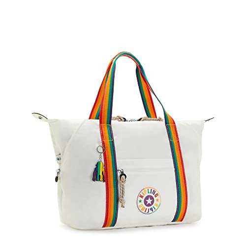 Kipling Art Medium Tote Bag Rainbw Alabastr
