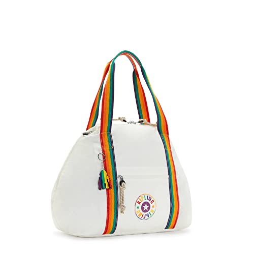 Kipling Art Medium Tote Bag Rainbw Alabastr