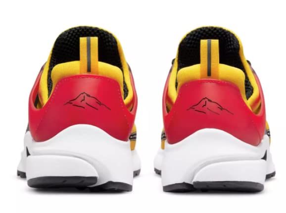 Nike Men's Air Presto Running Shoe, Speed Yellow/University Red/White/Black, 10