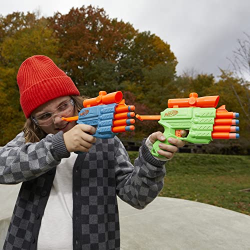 Nerf Elite 2.0 Face Off Target Set, Includes 2 Dart Blasters & Target & 12 Elite Nerf Darts, Toy Foam Blasters for Kids Outdoor Games