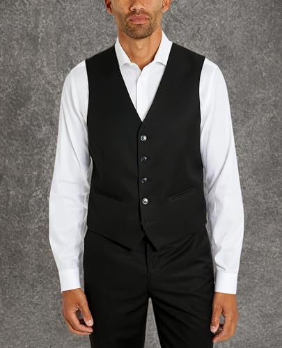 Van Heusen Men's Jacket, Jet Black, 40 Regular