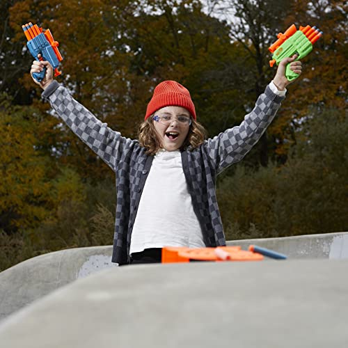 Nerf Elite 2.0 Face Off Target Set, Includes 2 Dart Blasters & Target & 12 Elite Nerf Darts, Toy Foam Blasters for Kids Outdoor Games