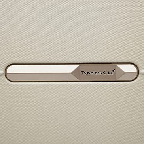 Travelers Club Richmond Spinner Luggage, Bone, Carry-On 20-Inch