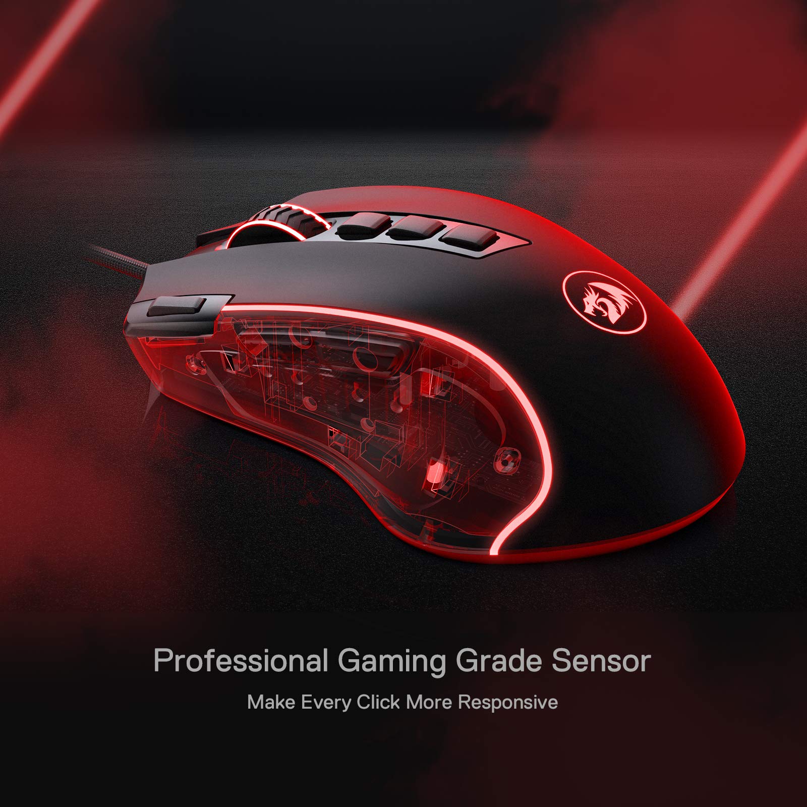 Redragon K618 Gaming Keyboard & M612 Mouse Bundle