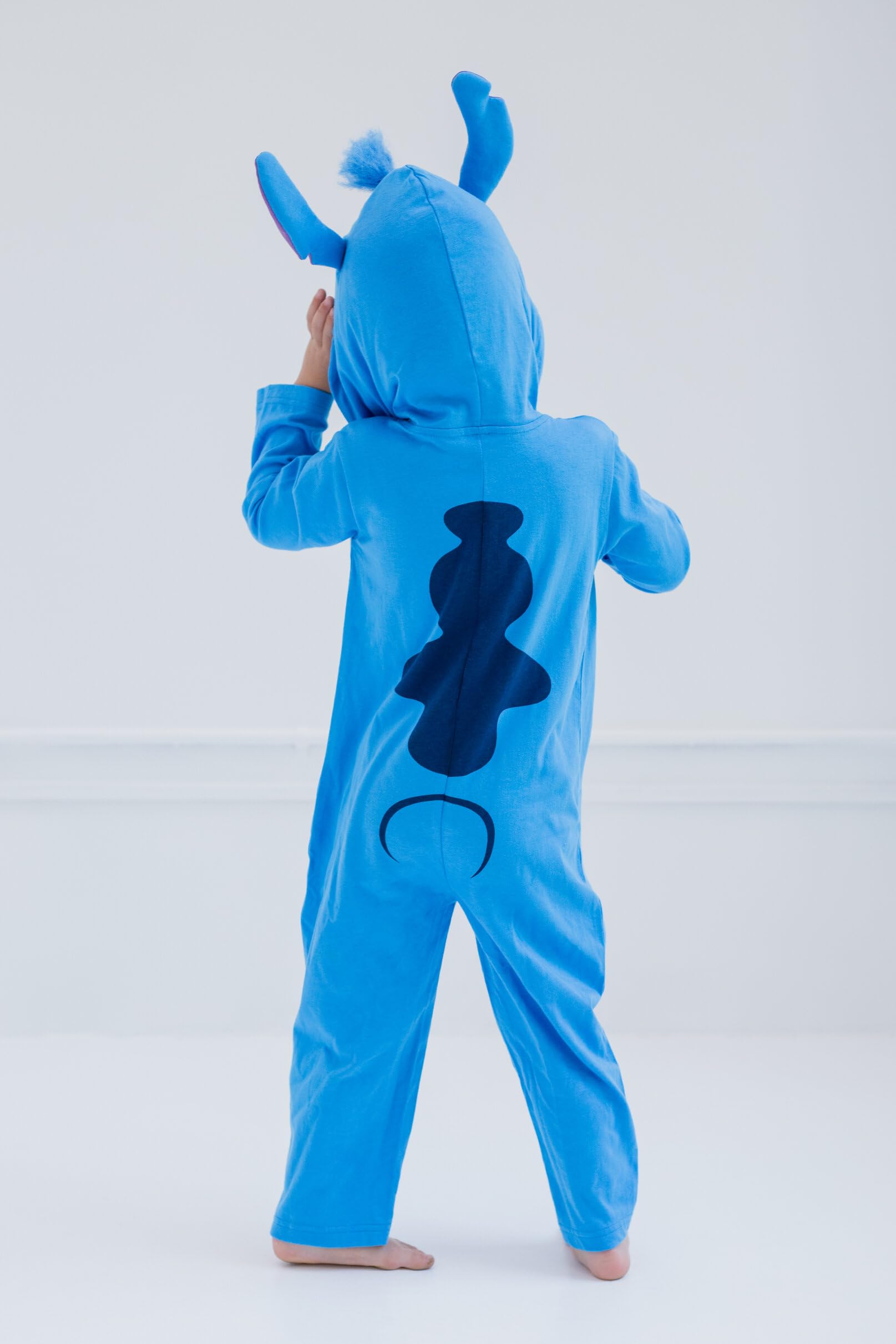 Disney Lilo & Stitch Toddler Boys Zip Up Coverall Blue 4T