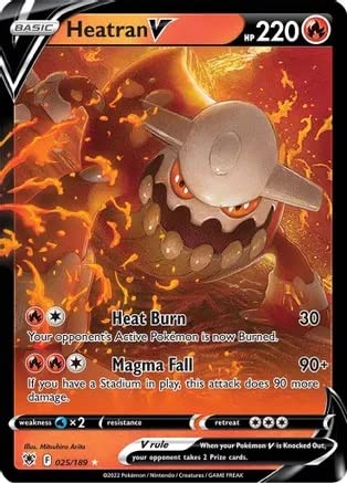 Heatran V - 025/189 - Ultra Rare - Sword & Shield - Astral Radiance