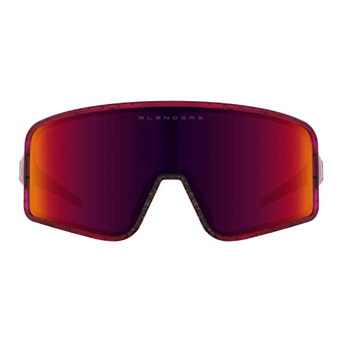 Blenders Eyewear Eclipse – Polarized Sunglasses – Wrap-Around Lens – 100% UV Protection – For Men – Stormation