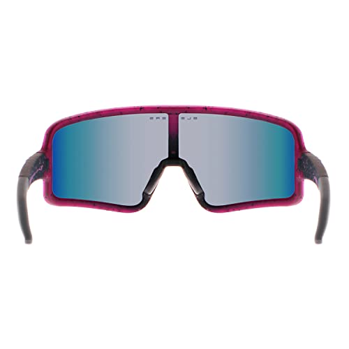 Blenders Eyewear Eclipse – Polarized Sunglasses – Wrap-Around Lens – 100% UV Protection – For Men – Stormation