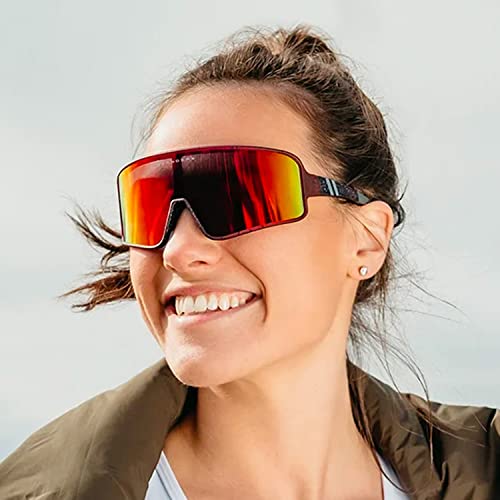 Blenders Eyewear Eclipse – Polarized Sunglasses – Wrap-Around Lens – 100% UV Protection – For Men – Stormation